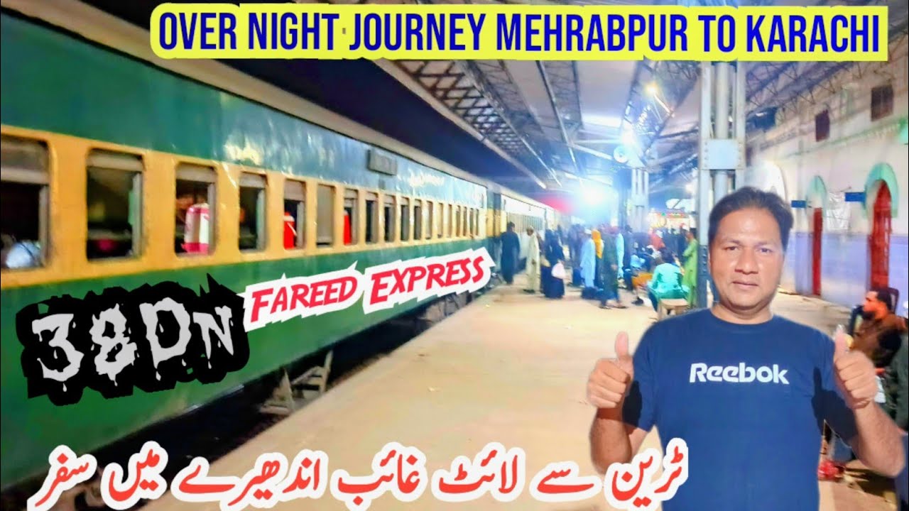 Off Light Train Over Night Journey Form Mehrabpur To Karachi 38 Dn