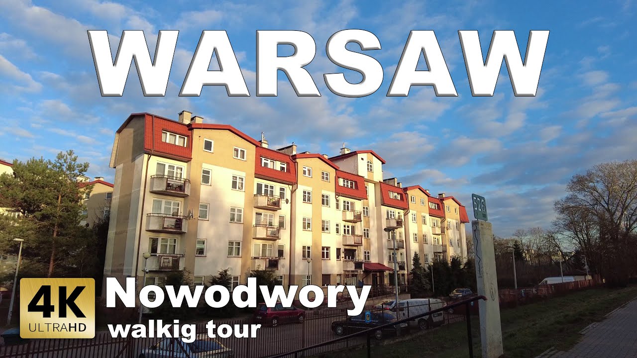 Warsaw - Poland. Nowodwory - walking tour [4k 60 fps] - YouTube