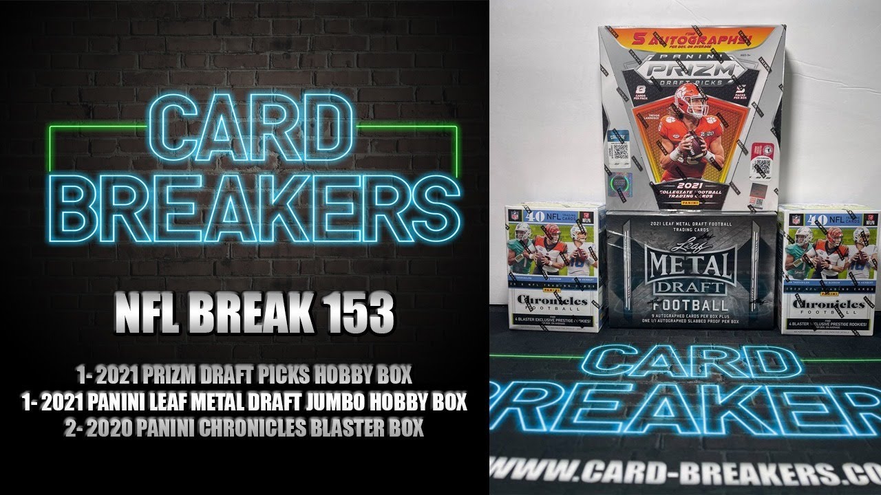 NFL BREAK #153 | Live Card Breaks - Card-Breakers.com - 6/16/21 - YouTube