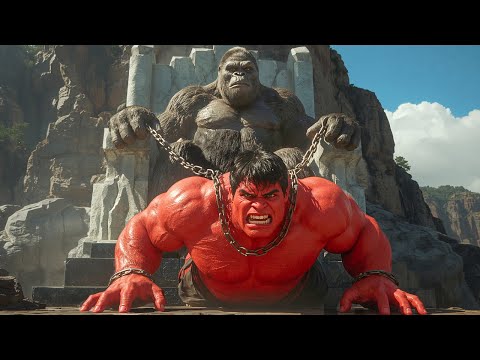 King Kong vs Red Hulk : The confrontation begins on a military cargo plane