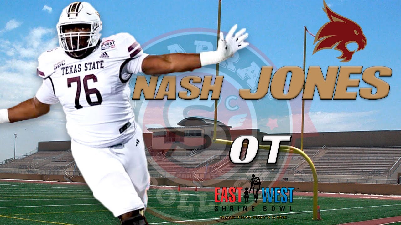 Nash Jones. OL.Texas State. NFL Draft Prospect 2025 Análisis - YouTube