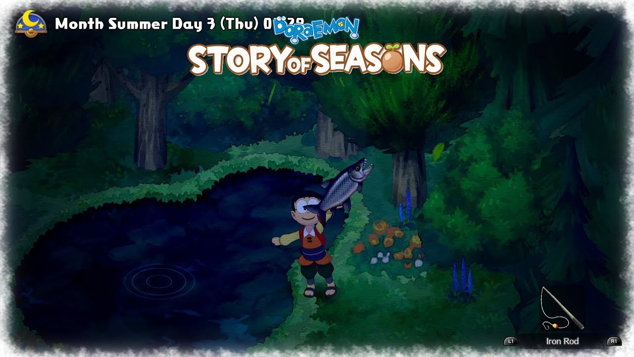 MANCING SEBELUM TIDUR BARENG NOBITA | Doraemon Story Of Seasons #9 ...