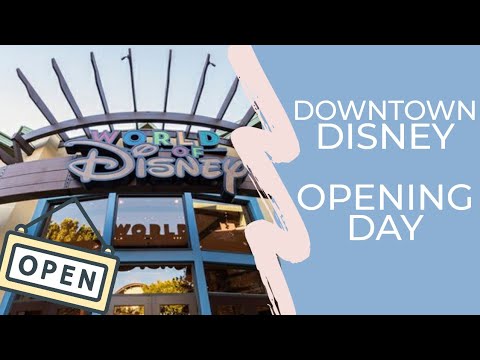Downtown Disney Reopening Day Tour | See The Opening Day Experience ...