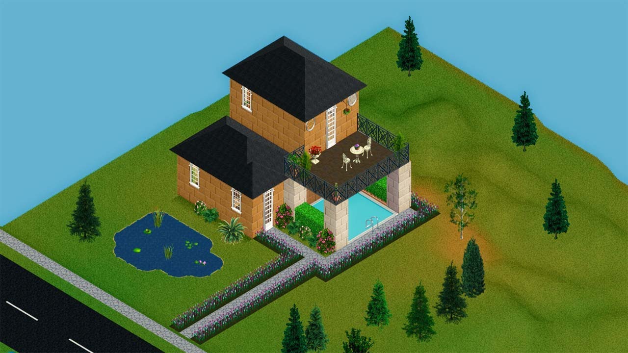 The Sims 1 Speed Build #1/Brick House - YouTube
