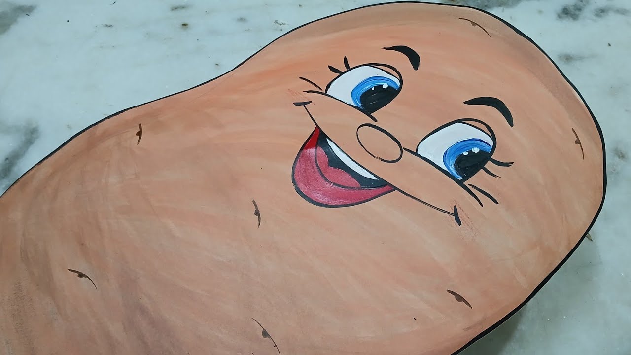 How to make potato Fancy dress / Potato Fancy dress making idea ...