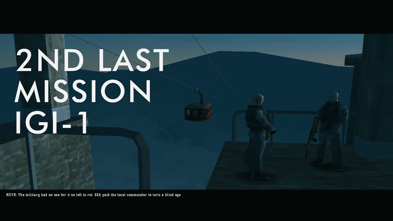Second Last Mission | Game Play Project IGI-1 - YouTube