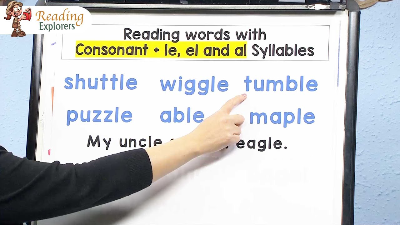 2-376: Introducing the Consonant + 'le' Syllable - YouTube
