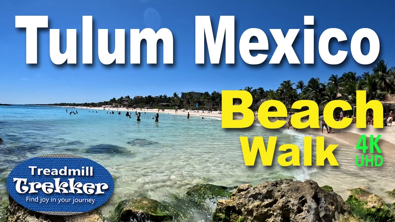Tulum Mexico - Beach Walk - Sandy Beach - Meditative Walk - Virtual ...