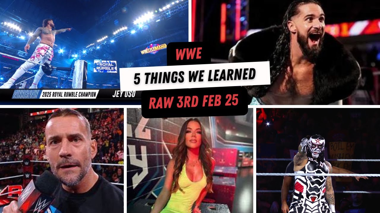 WWE Raw - 5 Things We Learned (Monday, 3rd February, 2025) - YouTube