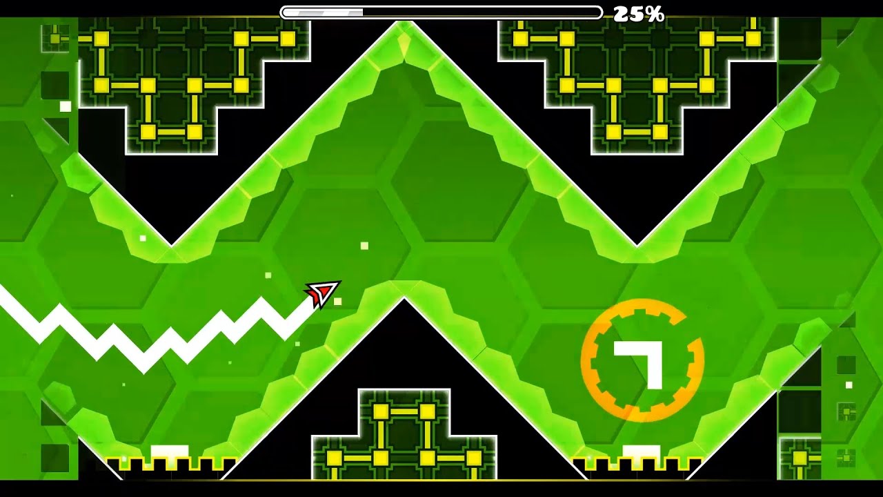 {Geometry Dash} Level 17 : Blast Processing (with clicks, no coins ...