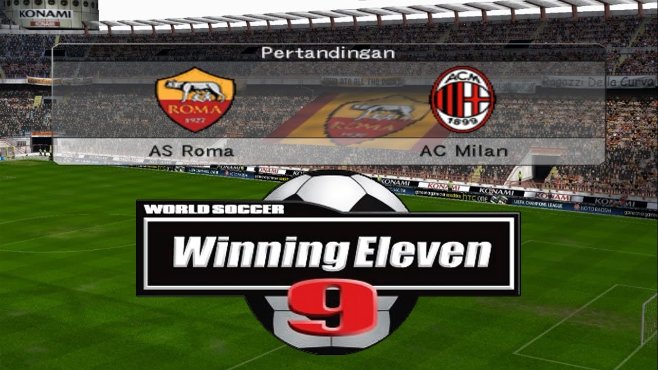 Winning Eleven 9 | AS Roma VS AC Milan - YouTube