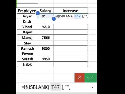 Excel Tricky Video #exceltricks #excel #computerexcel - YouTube