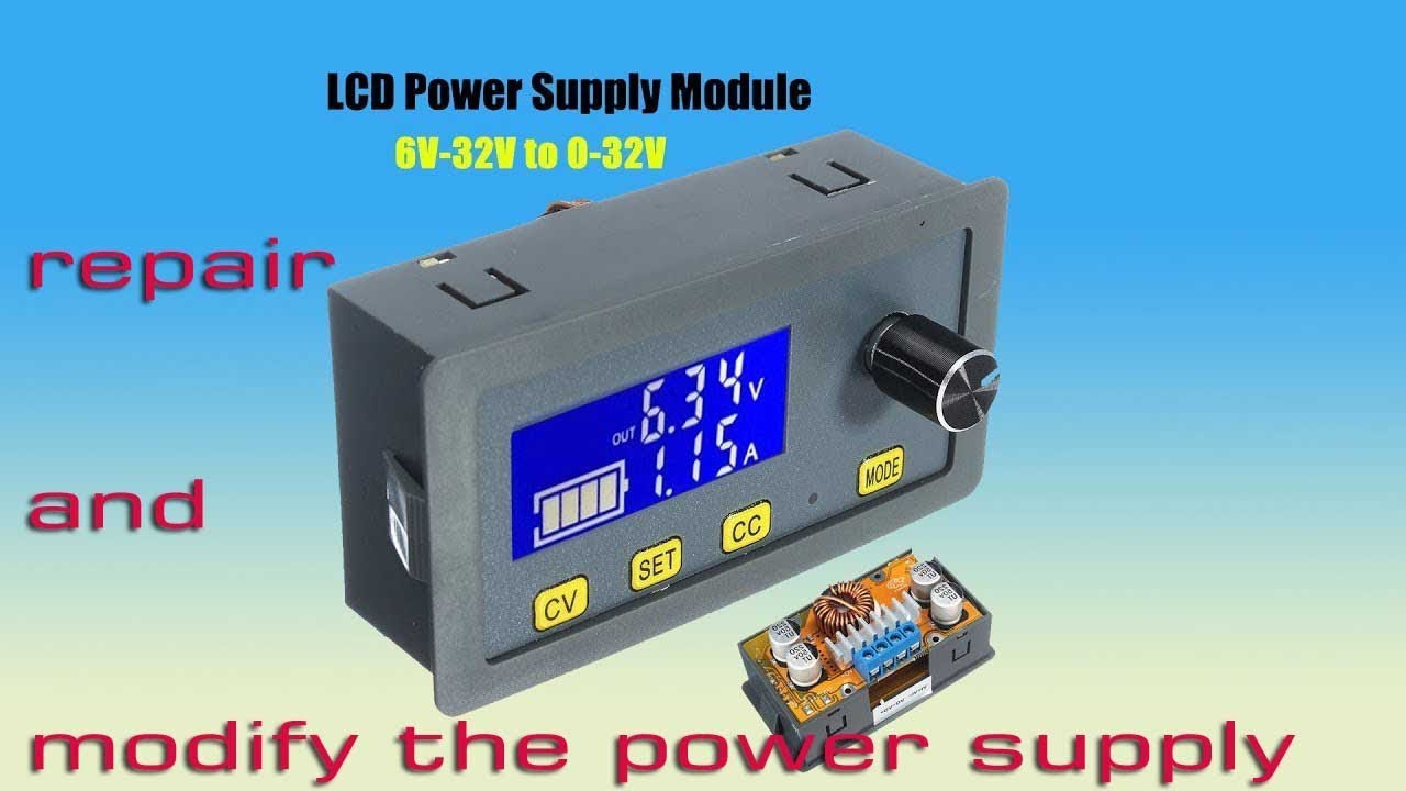 repair and modify the power supply - YouTube