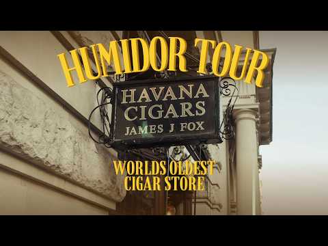 The OLDEST Cigar Store in The World: JJ Fox Humidor Tour