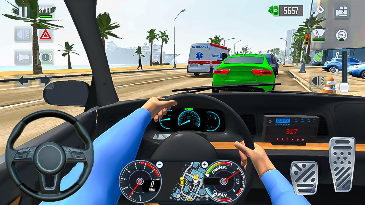 Taxi Sim Gameplay 🚖 | Ultimate Uber Driving Simulator Android iOS - YouTube