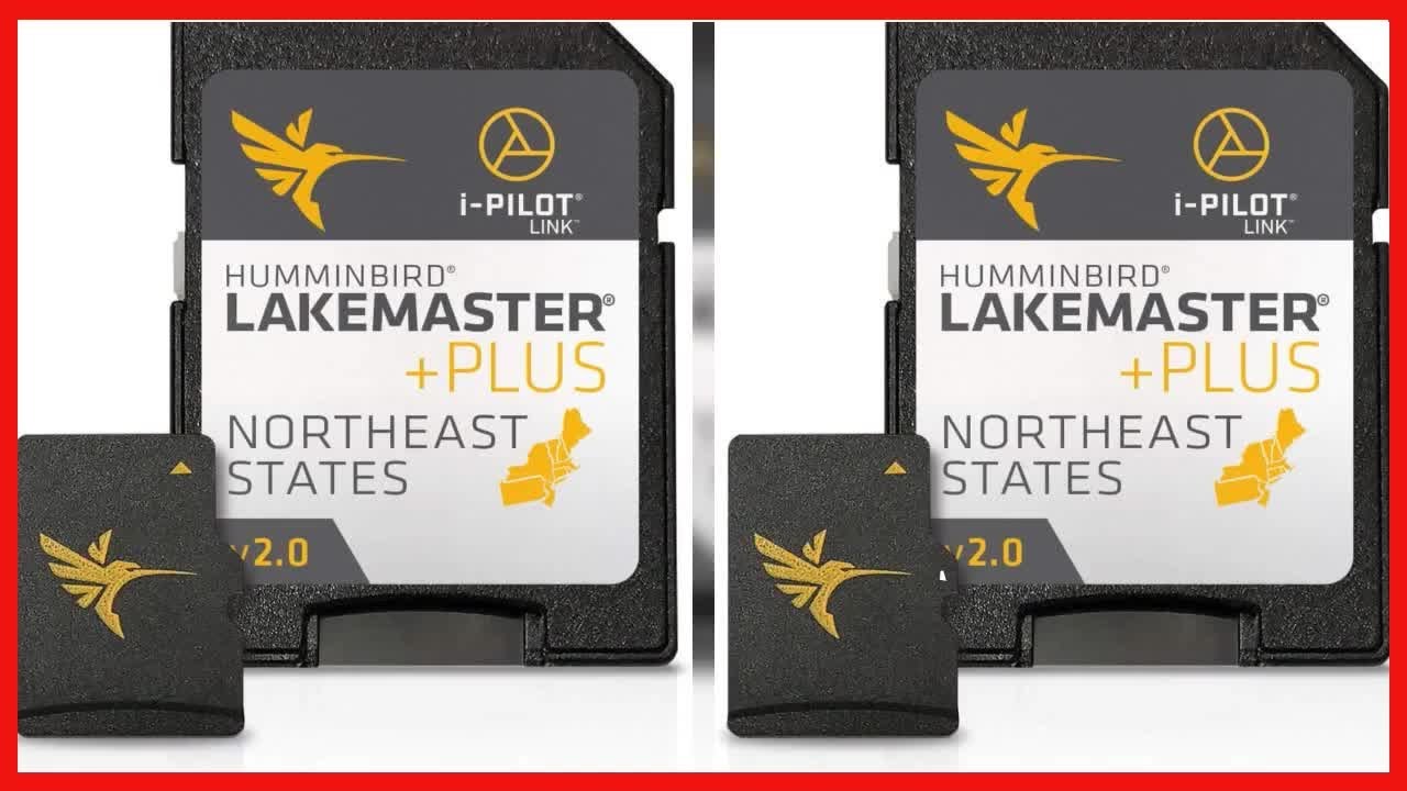 Humminbird 600045-4 LakeMaster Plus Northeast V2 Digital GPS Maps Micro ...