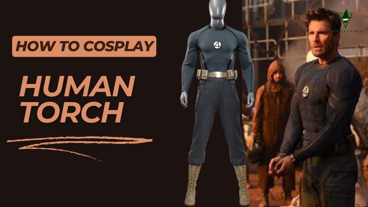 Deadpool 3 Human Torch Cosplay Costume Johnny Storm Halloween Outfits # ...