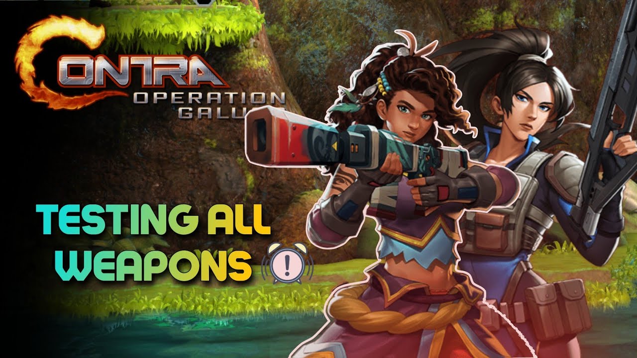 Contra Operation Galuga (PS5): All Weapons Showcase & Testing All ...