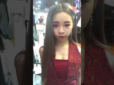 Taiwan 17 live  milk Yao beauty breast live sexy long legs Cute little beauty