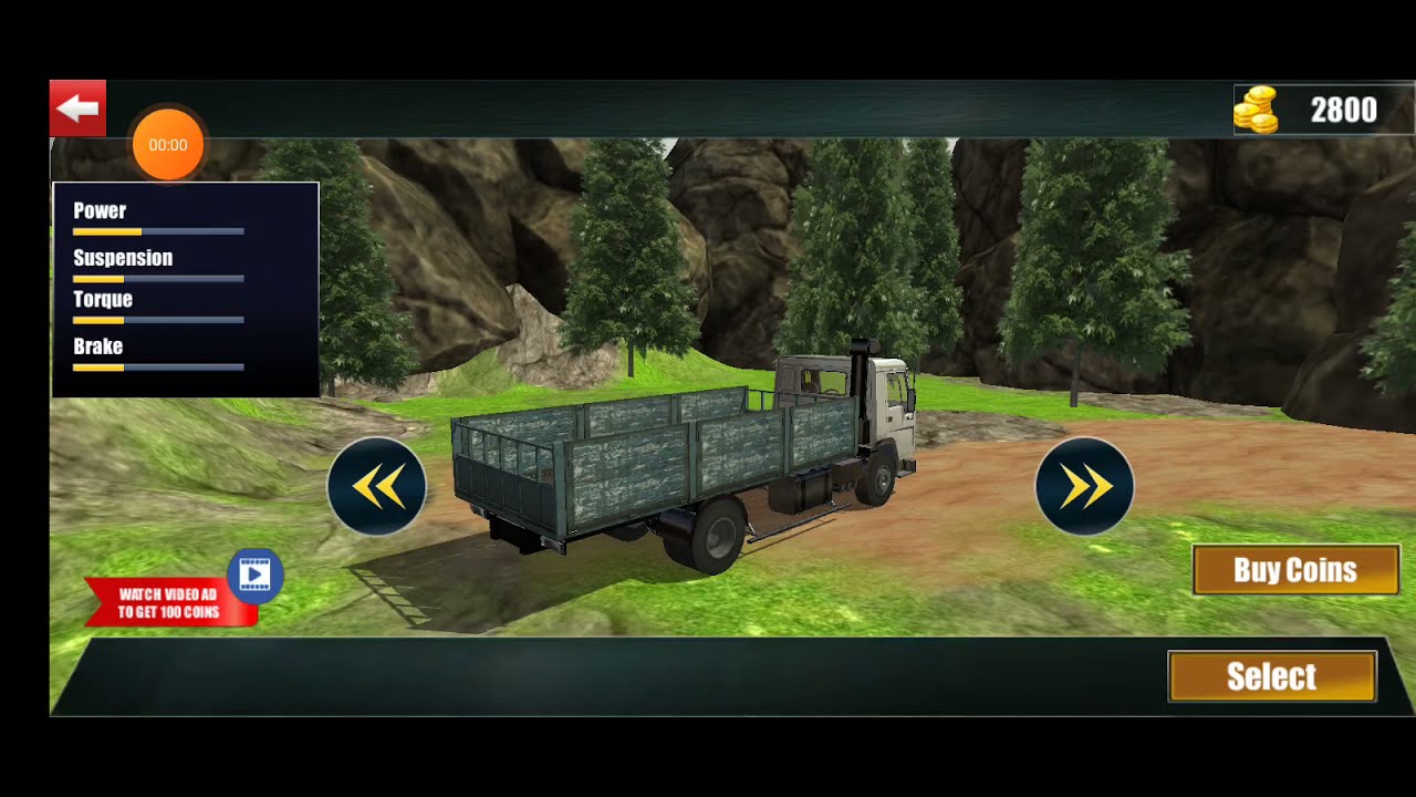 Uphill logging Truck game /Cargo Truck Driver 3D game Play ️ ️ android ...