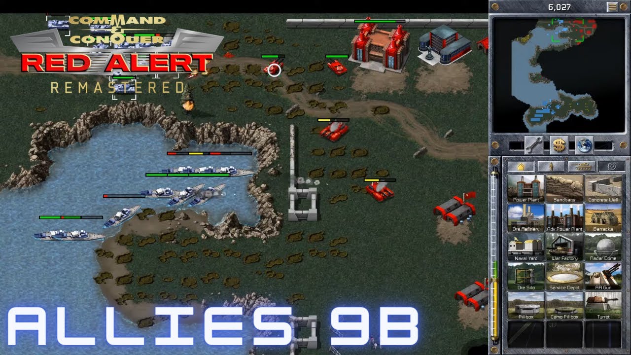 Command & Conquer Red Alert Remastered - Allied Mission 9B - EXTRACT ...