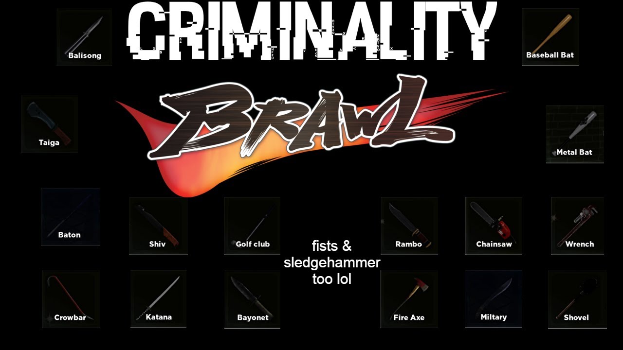 criminality brawl update (melee only) - YouTube