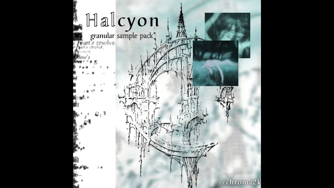 granular sample pack - 'halcyon' (hyperpop, flume, pluko, porter ...