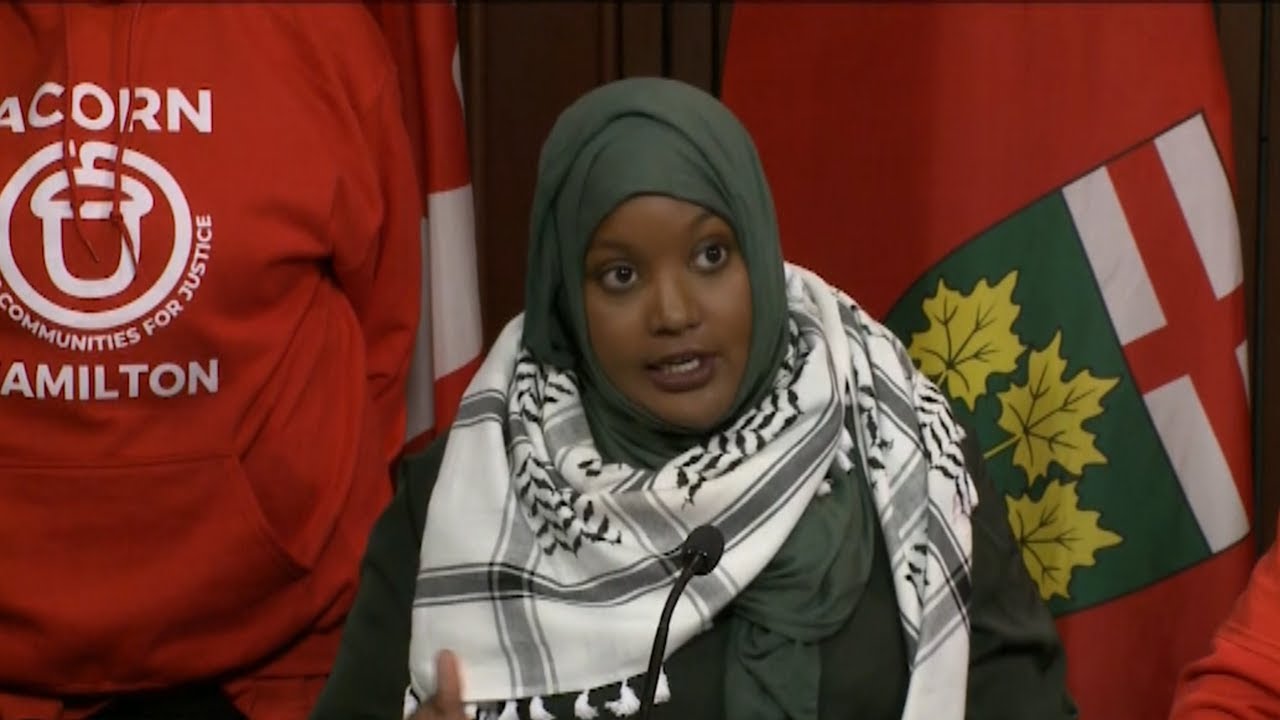 Hamilton MPP Sarah Jama ejected from Ontario legislature again - YouTube