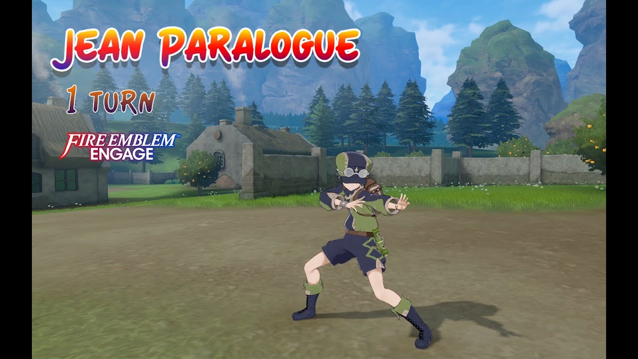 Fire Emblem Engage Jean Paralogue Maddening Clear in 1 Turn - YouTube