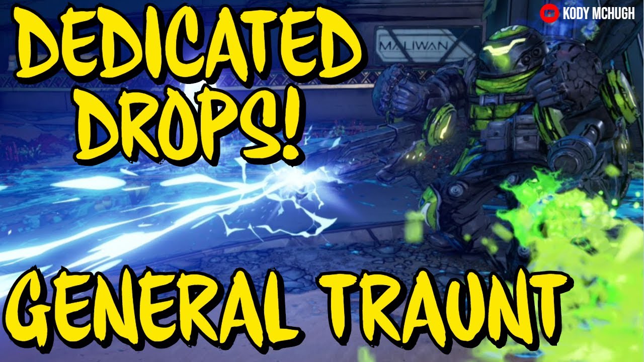 Borderlands 3 Legendary Weapons from 50 KILLS GENERAL TRAUNT (M4 ...