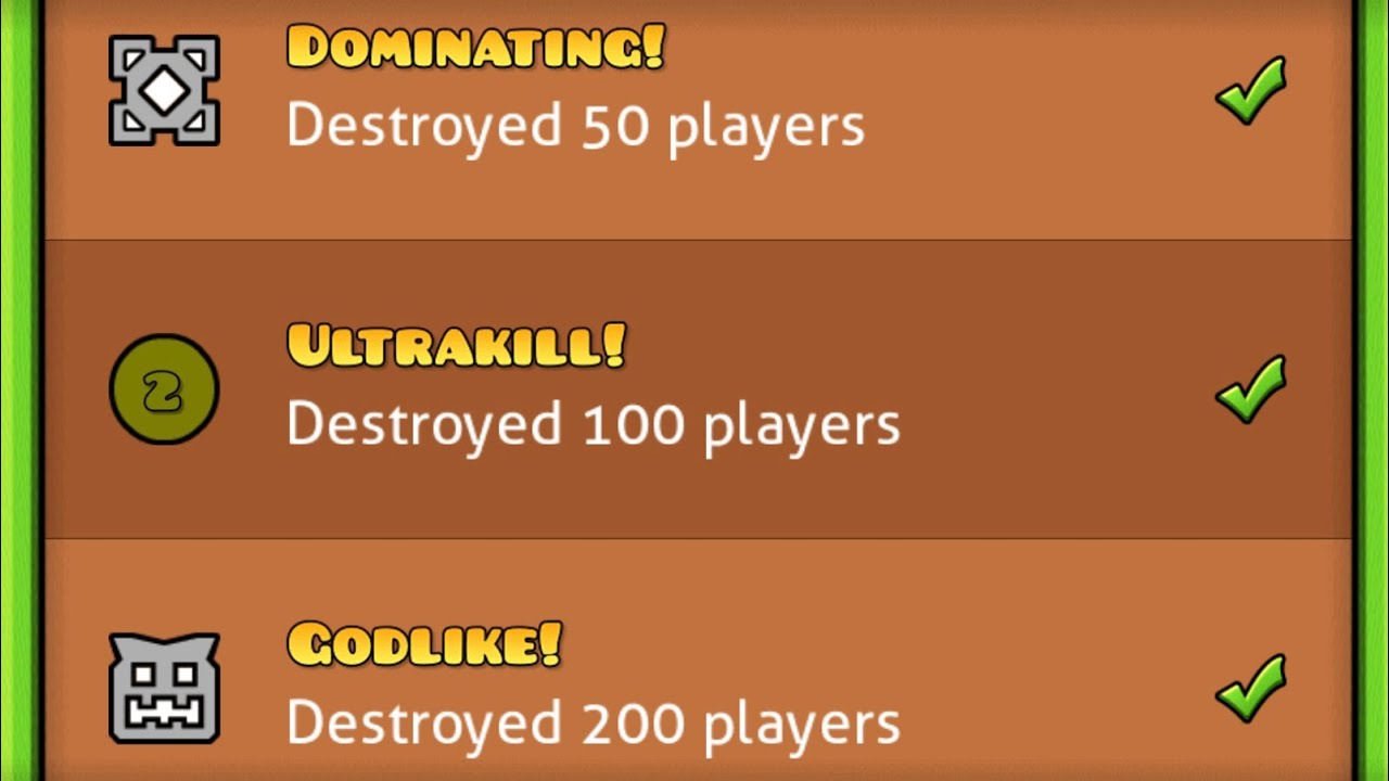 5 almost free achievements in GD - YouTube