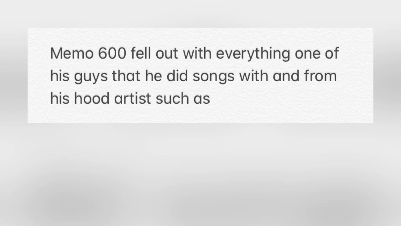 MEMO 600 RESPONDS TO CHIRAQ GRANDDAD - YouTube