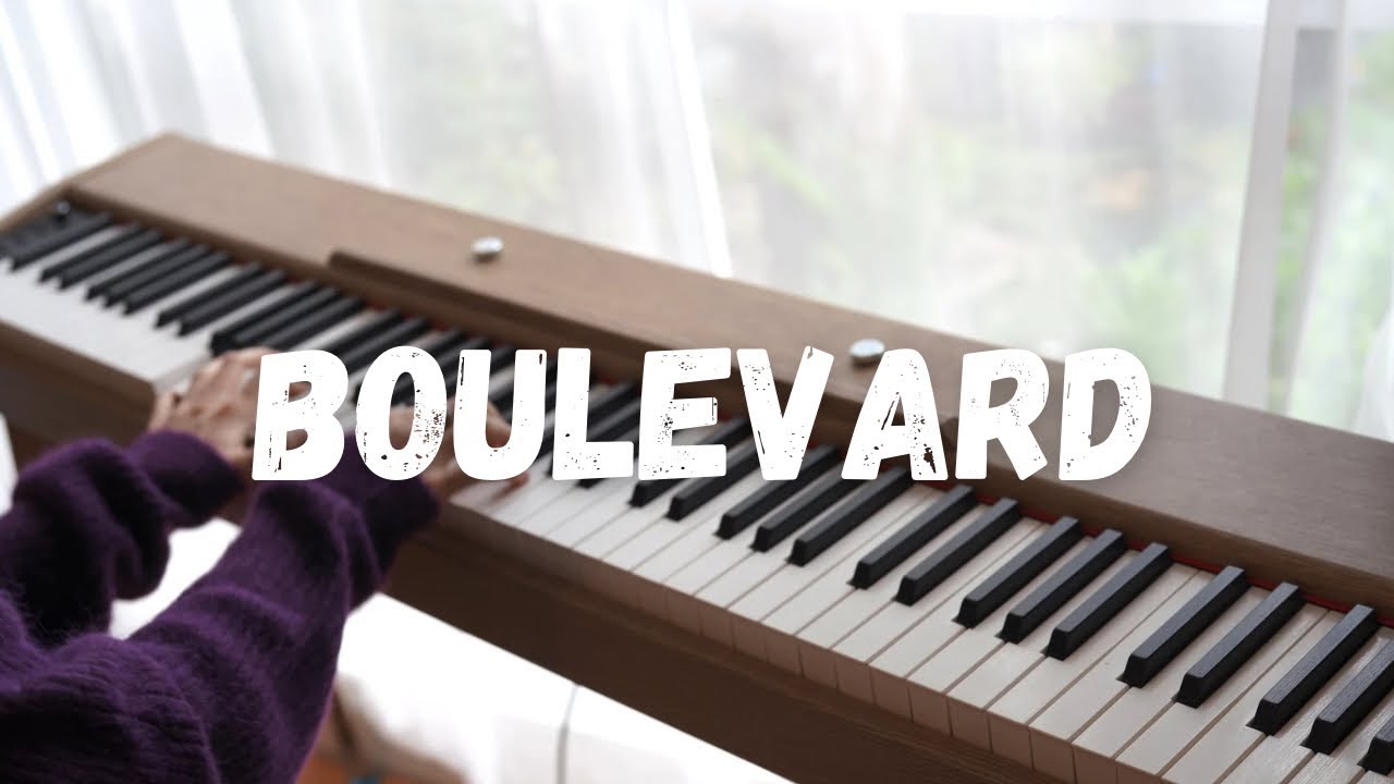 How to play Boulevard - Dan Byrd [easy piano tutorial] - YouTube