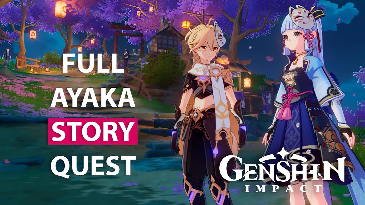 Full Ayaka Story Genshin Impact Quest| Inazuma world quest - Genshin ...