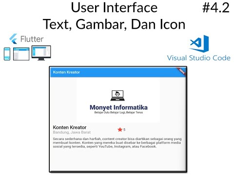 User Interface (Kelas, Gambar, dan Icon) - YouTube
