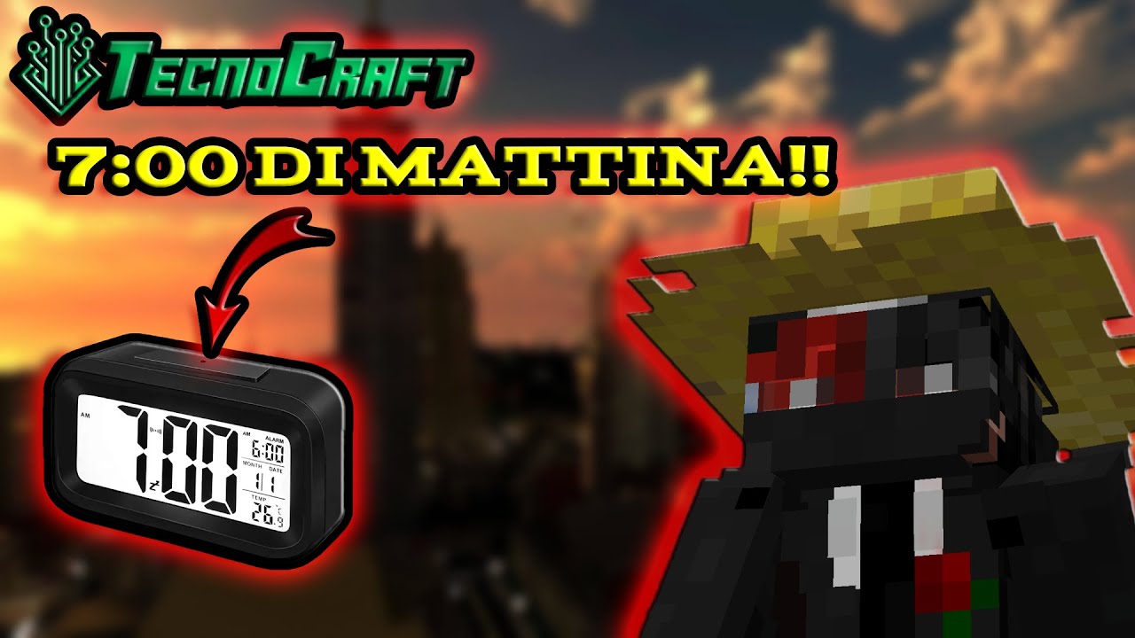 Cosa SUCCEDE alle 7 di MATTINA su TECNOCRAFT?? ROLEPLAY ITA - YouTube