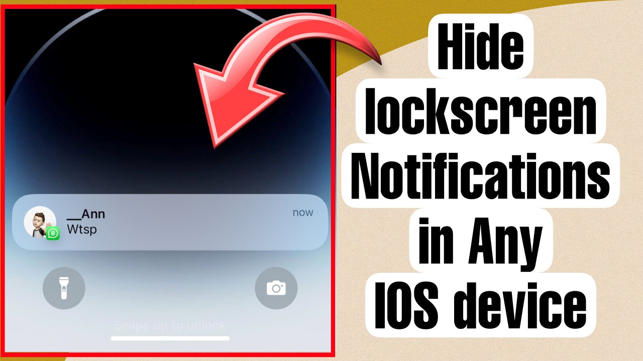 How to hide lockscreen notifications in IOS / Hide lockscreen ...