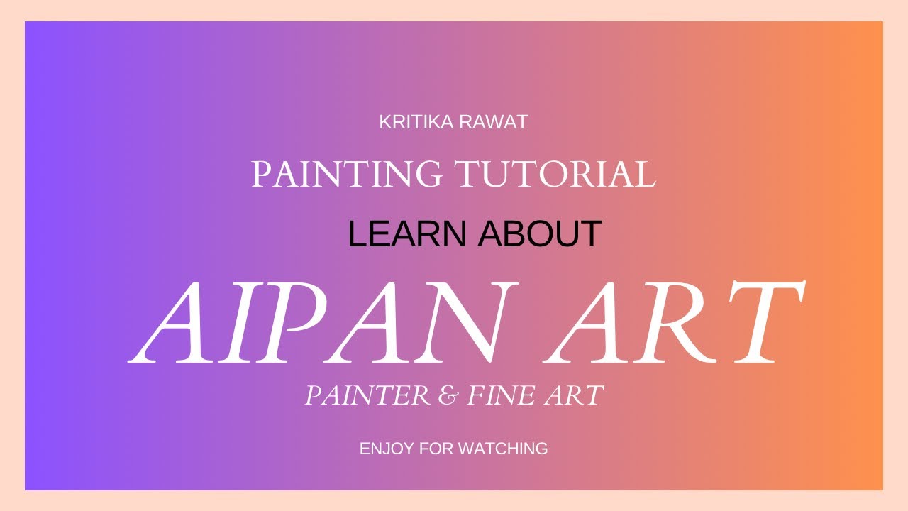AIPAN ( KUMAONI RITUALISTIC FOLK ART) || Easy design for beginners ...
