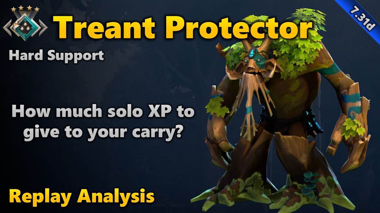Replay Analysis: Treant Protector Hard Support - Crusader | Dota 2 7 ...