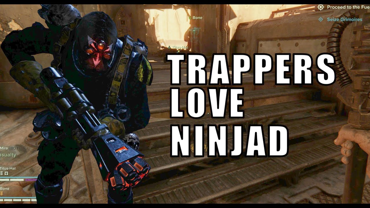 Trappers Love Ninjad - Warhammer 40k Darktide - YouTube
