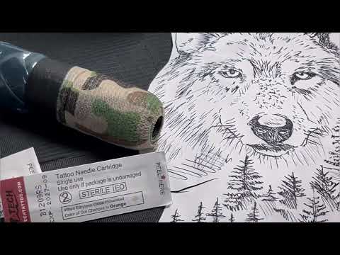 Wolf Tattoo | Time lapse