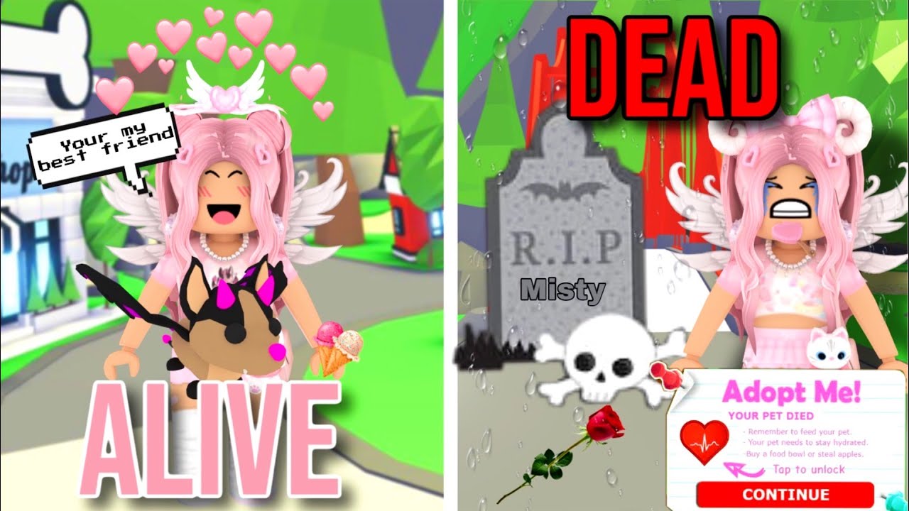 My DREAM PET (Mega Bat Dragon) *DIED* In Adopt Me 😭 ...Update Where ...