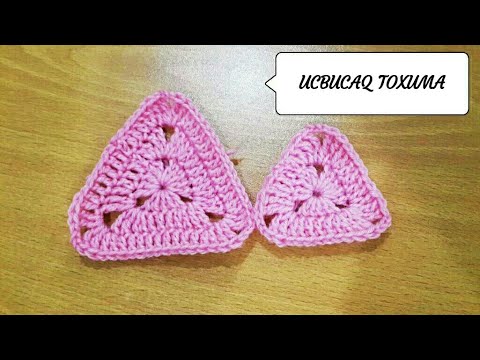 Ucbucaq toxuma. Ucgen orgu yapımı #qadinkanali