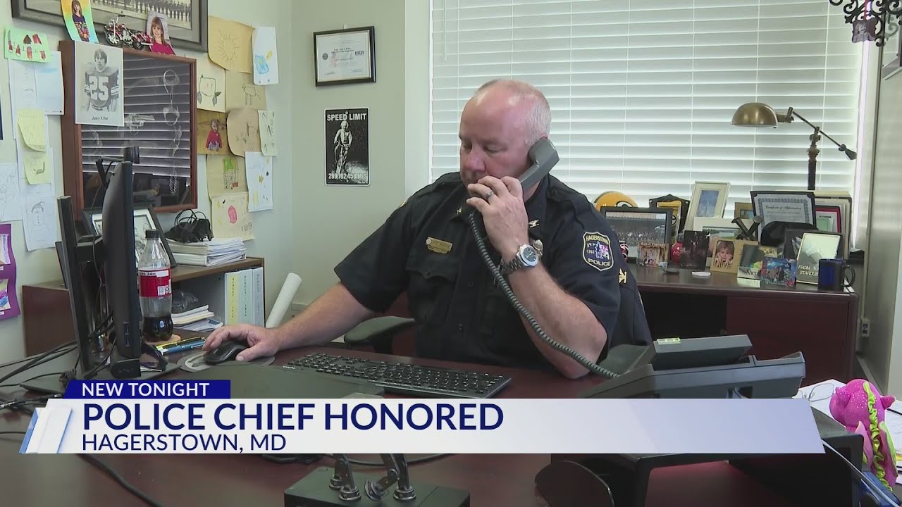 Hagerstown police chief honored for helping released inmates get their ...