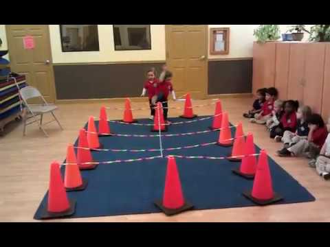 Speed Contest - Stepping over jump rope - Same as Cart Wheel Balance ...