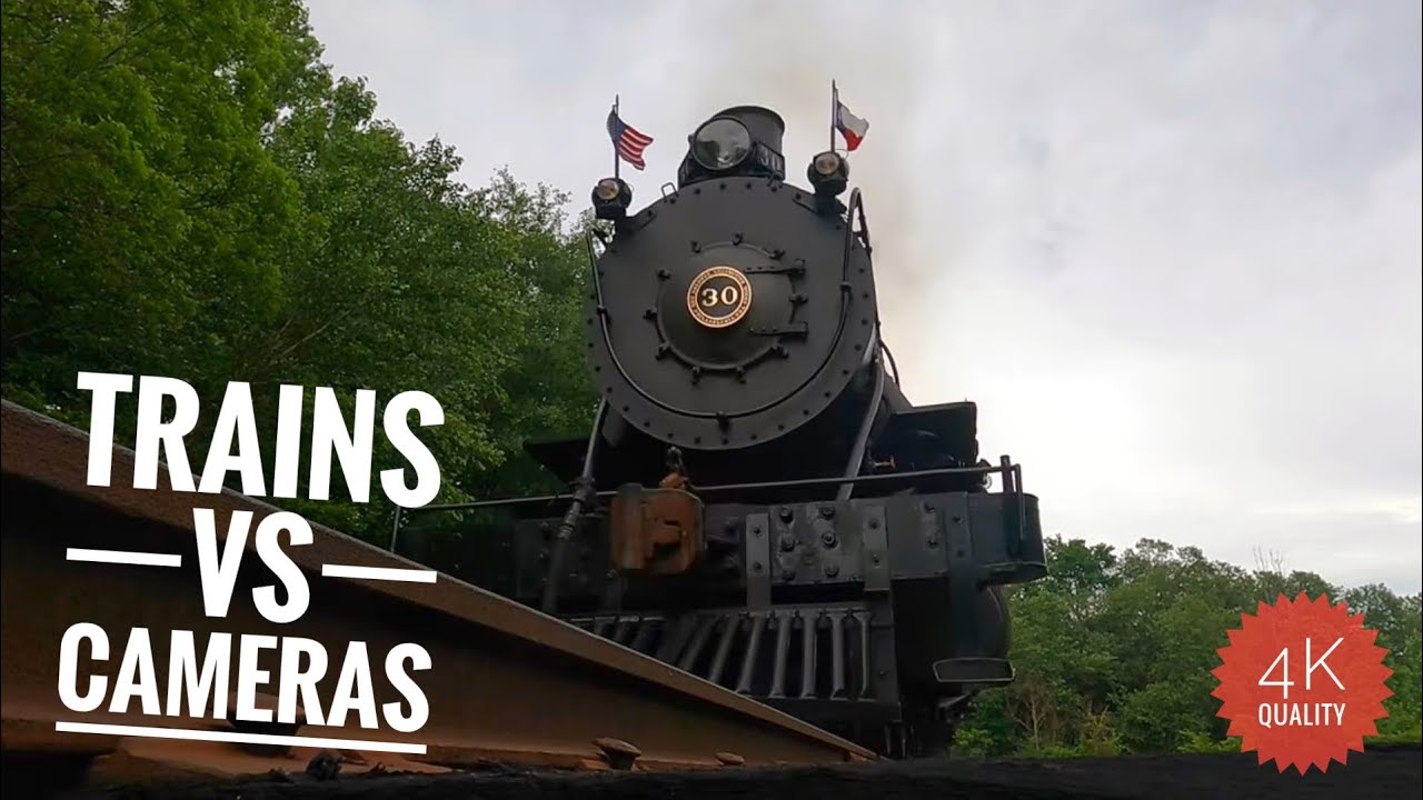 TRAINS RUNNING OVER CAMERAS! Train Vs. Camera Compilation! 4k Video ...
