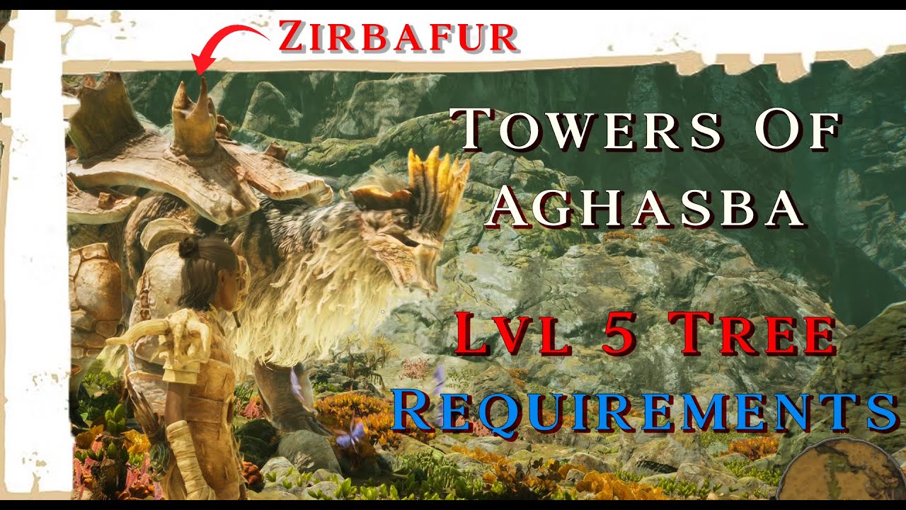 Towers Of Aghasba - 3 X Lvl 4 Trees... + Lvl 5 Requirements - YouTube