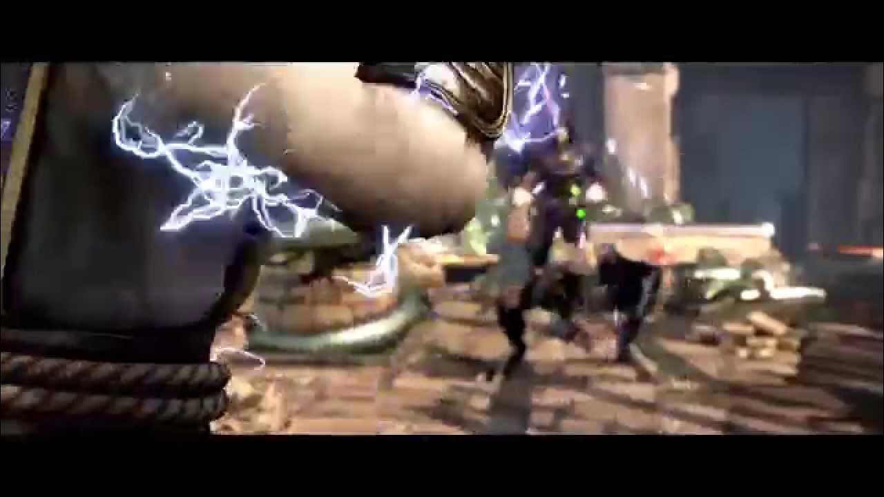 Mortal Kombat X - Raiden vs Shinnok INTRO - YouTube