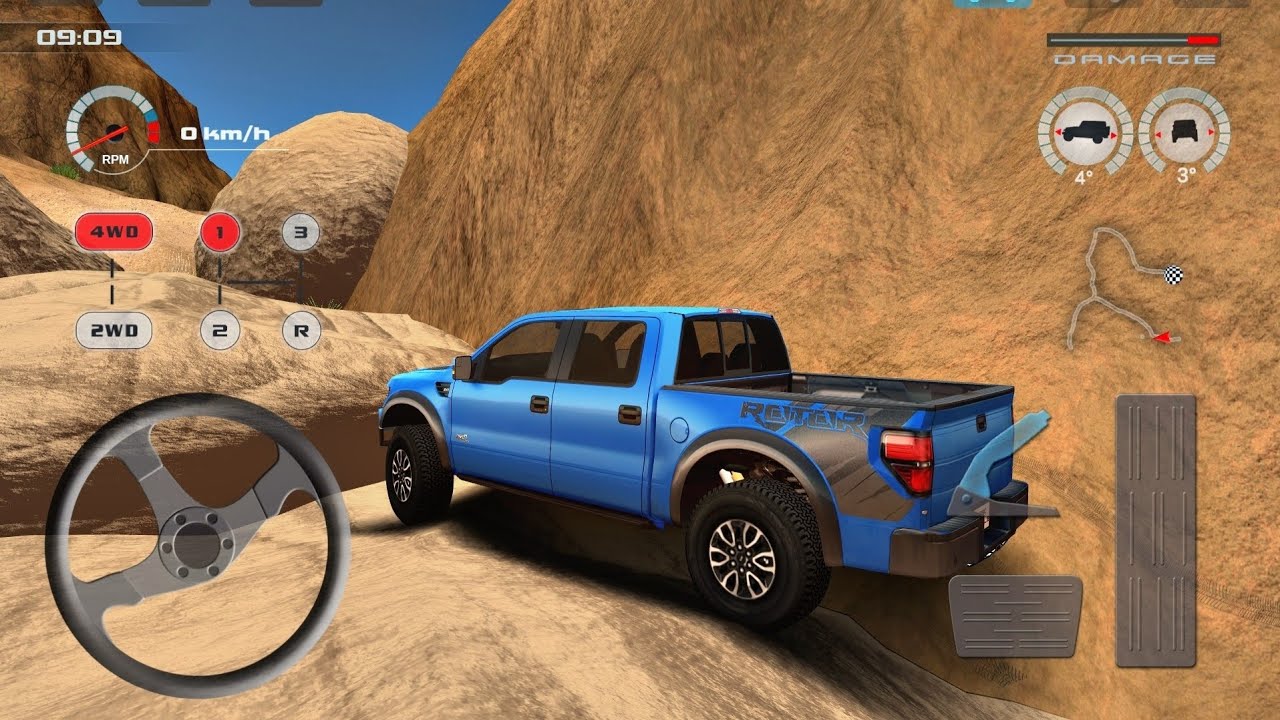 Ford Raptor 4WD Off-Road Driving In Desert - New OffRoad Games 3D ...