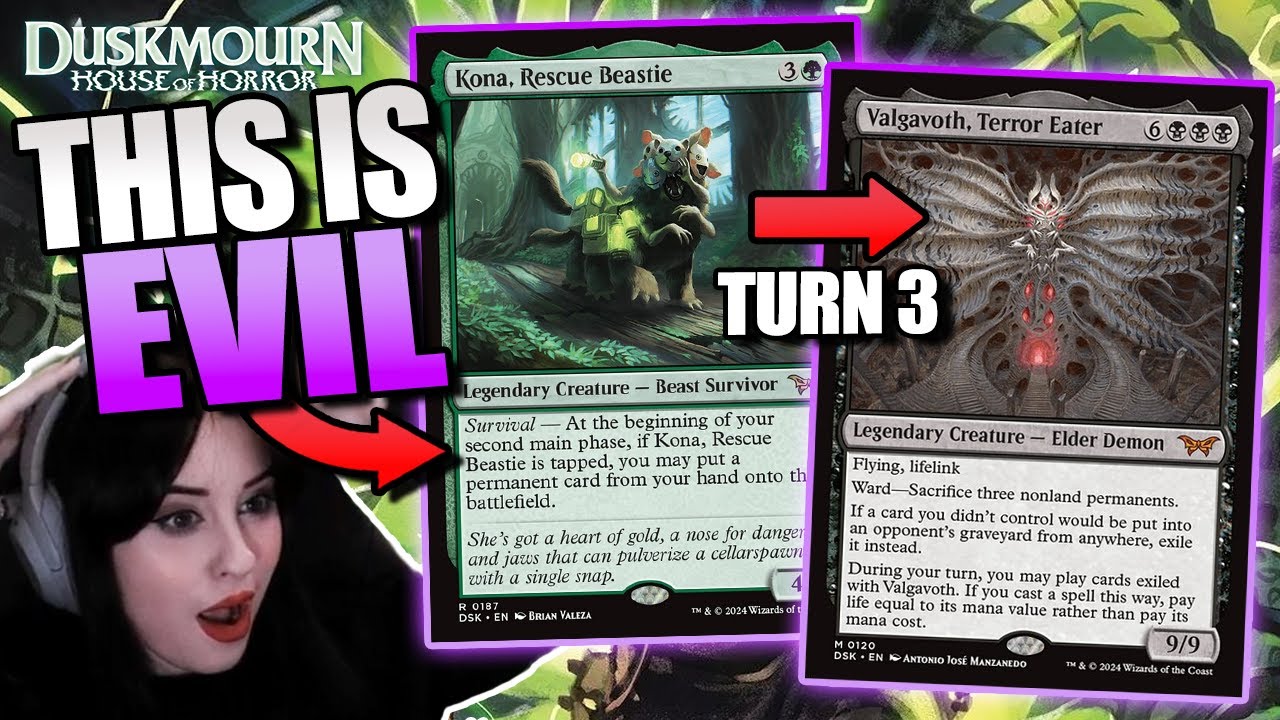Valgavoth is insanely BROKEN 🤣Standard Duskmourn MTG Arena - YouTube